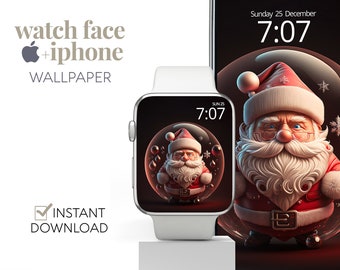 Apple Watch Face Wallpaper Christmas Reindeer Apple Watch - Etsy