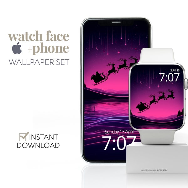 Pink Santa Wallpaper Phones - Etsy