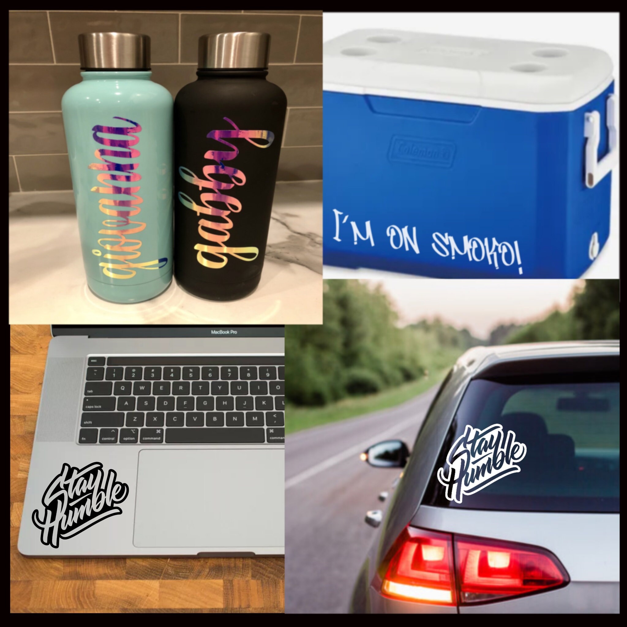 Stay Humble Vinyl Decal Sticker for Car, 4X4 Stickers, Laptop Decals ...