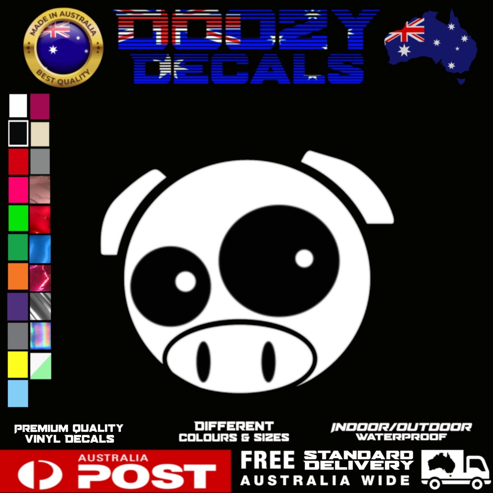 Skid Pig Jdm Vinyl Decal Sticker, Jdm Car Decals, Jdm Vinyl, Esky ...