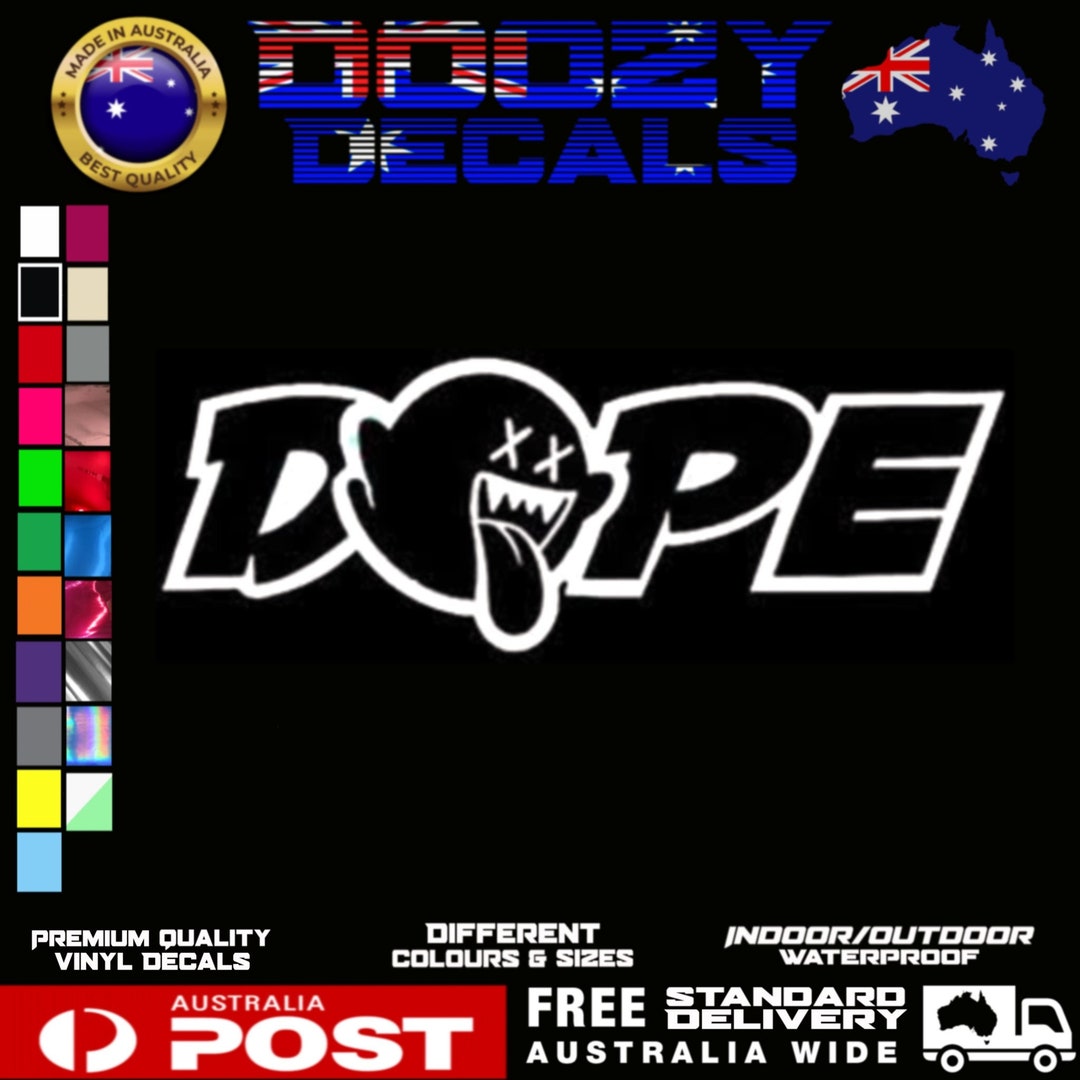 Dope Boo Car Decal,boo,camping,car Decals, 4X4 Stickers, Laptop Decals ...