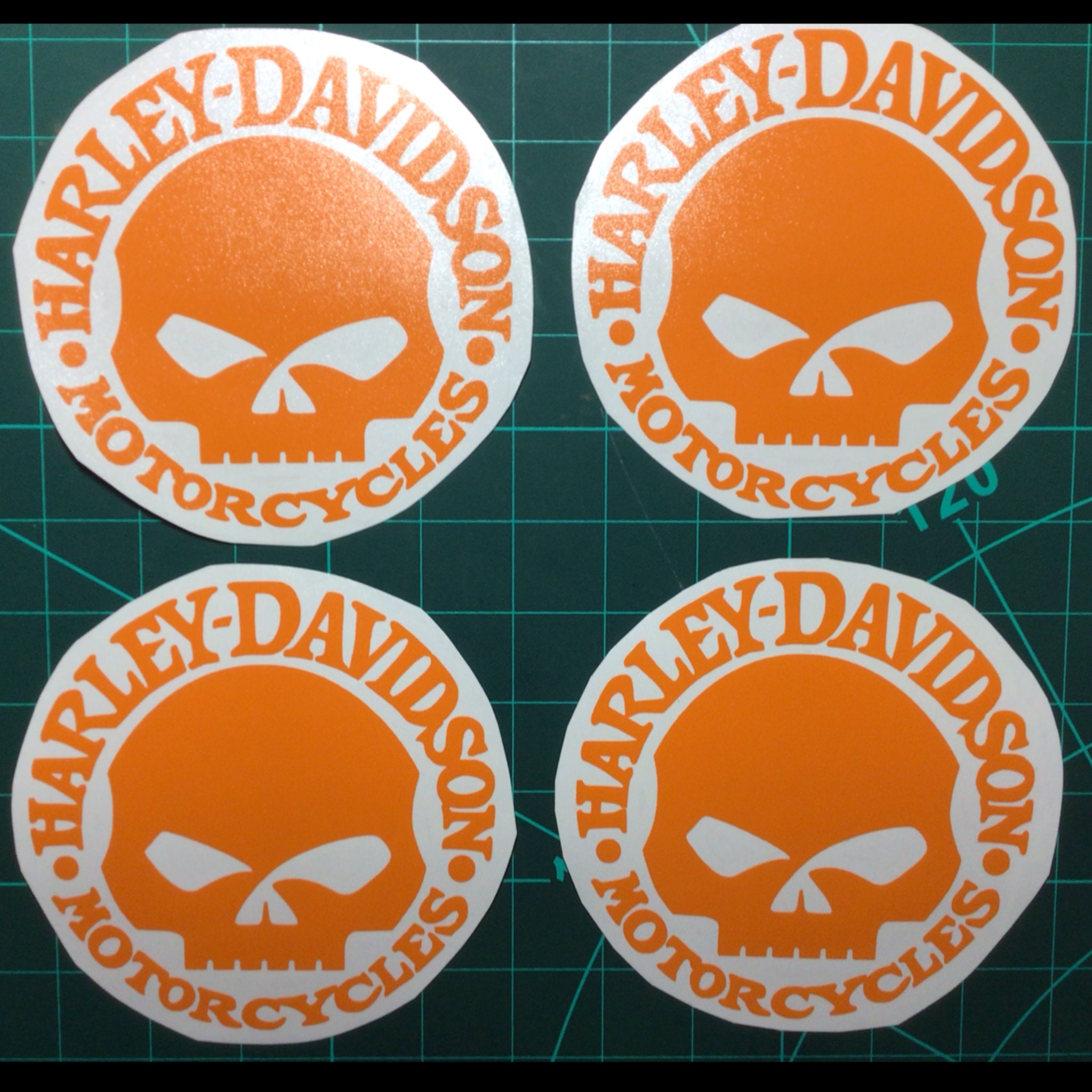 Harley Davidson Motorcycle Vinyl Decal Sticker Harley - Etsy