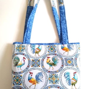 The Bold & Beautiful Rooster Purse Made of 100% Cotton Fabric That is ...