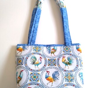 The Bold & Beautiful Rooster Purse Made of 100% Cotton Fabric That is ...