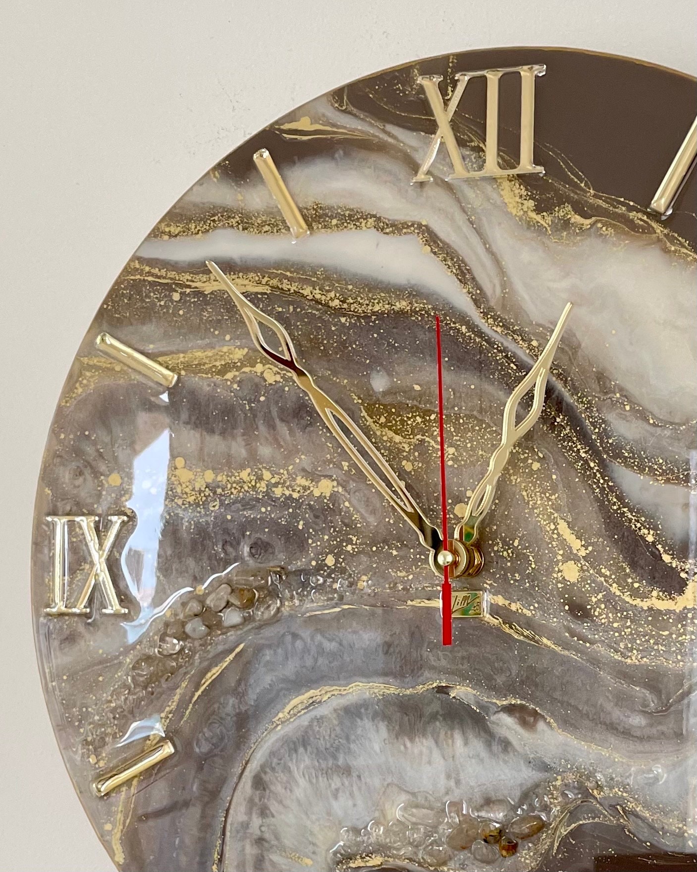 Epoxy Resin Art Clock Home Decor Modern Wall Art Wall Clock - Etsy