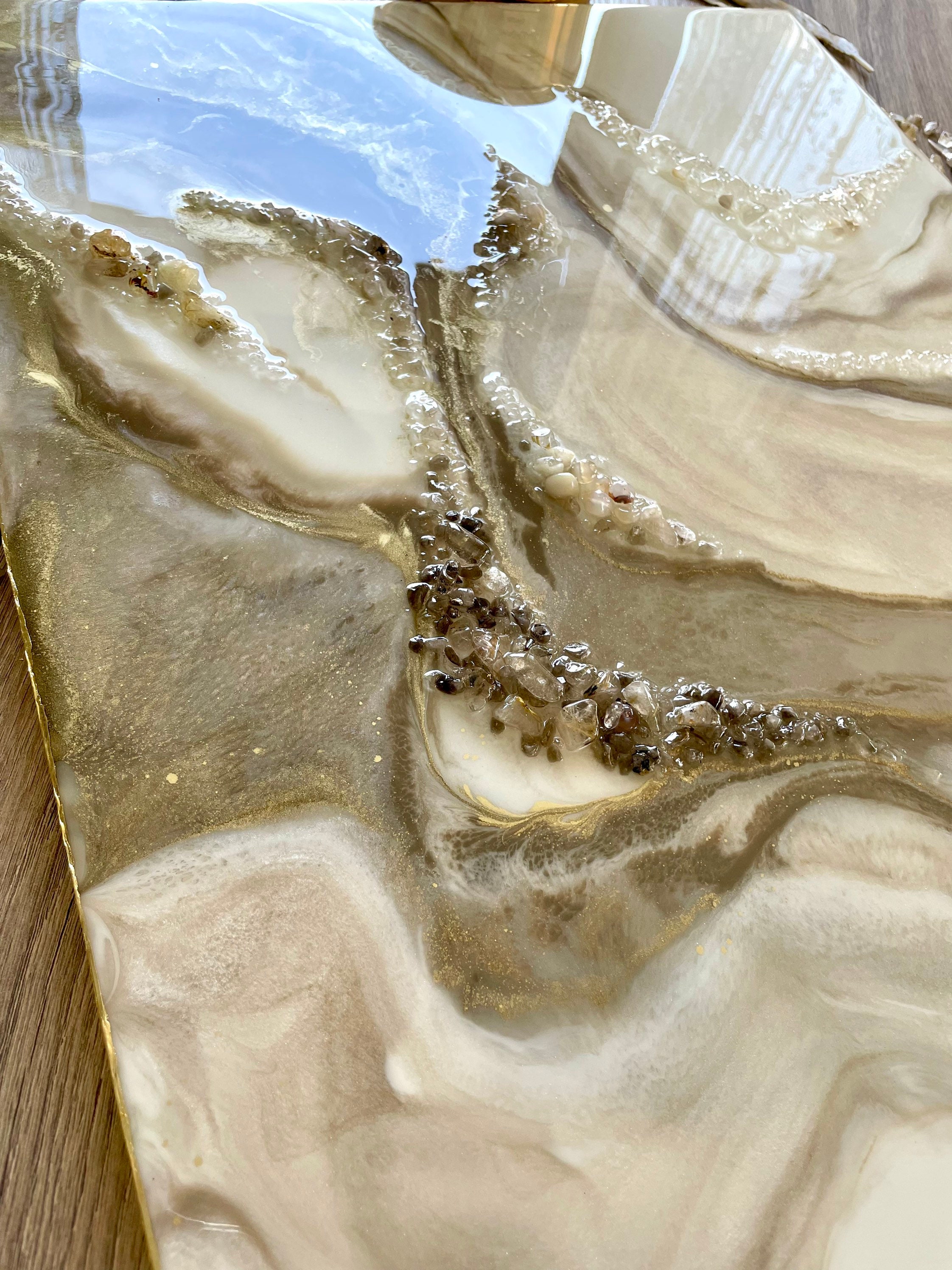 Abstract Wall Large Painting, Resin Art , Modern Original 3D Wall Art ...