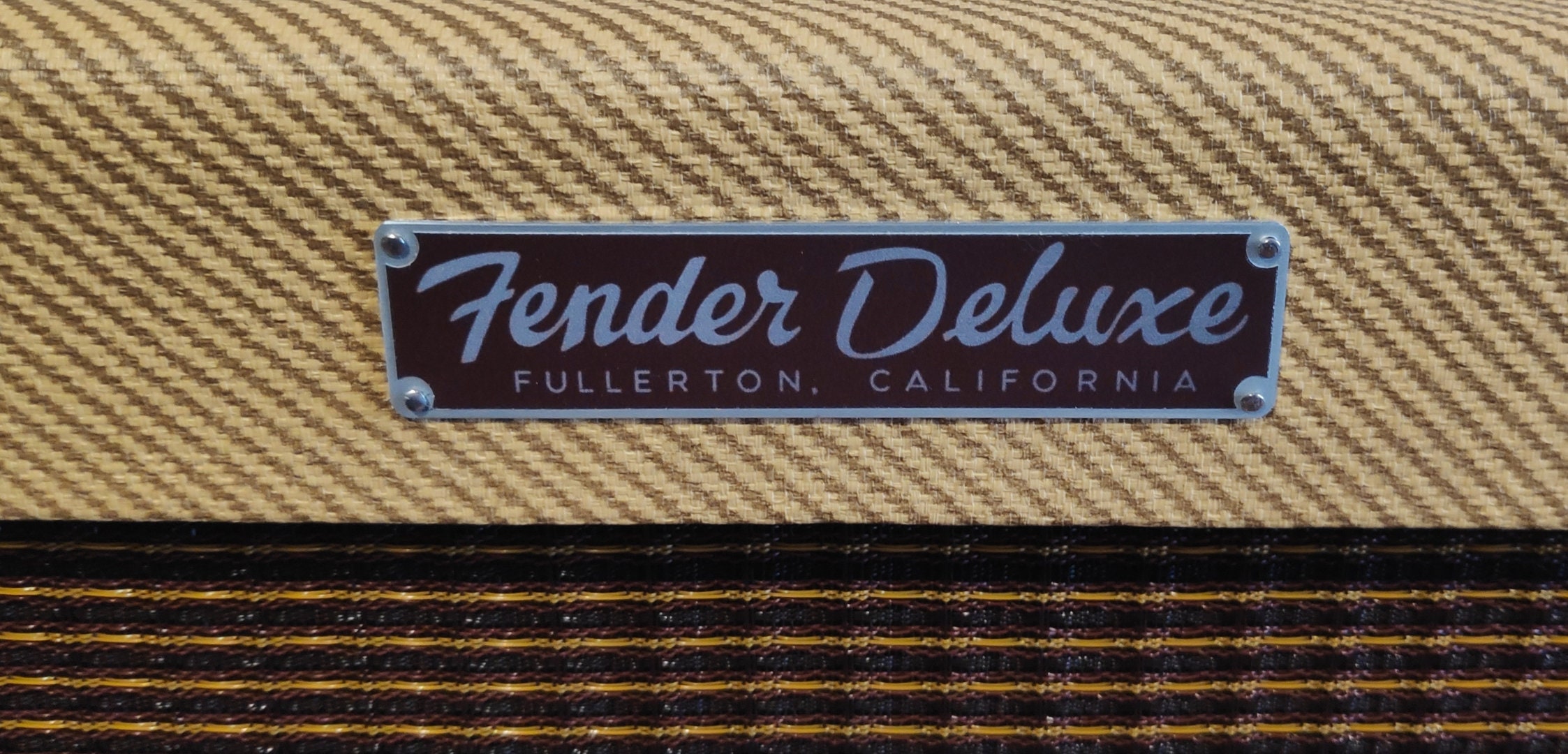 Fender Tweed Deluxe 5e3 Amp Logo Nameplate, Brown - Etsy