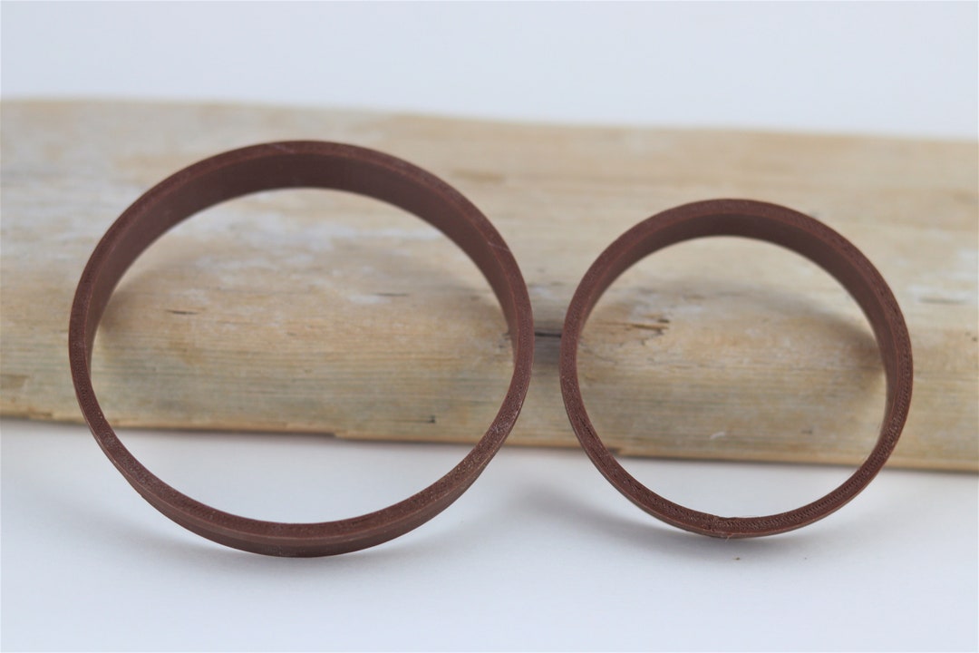 Basic Circle Cookie Cutter, Round Cookie Cutter, Custom Cookie Cutter ...