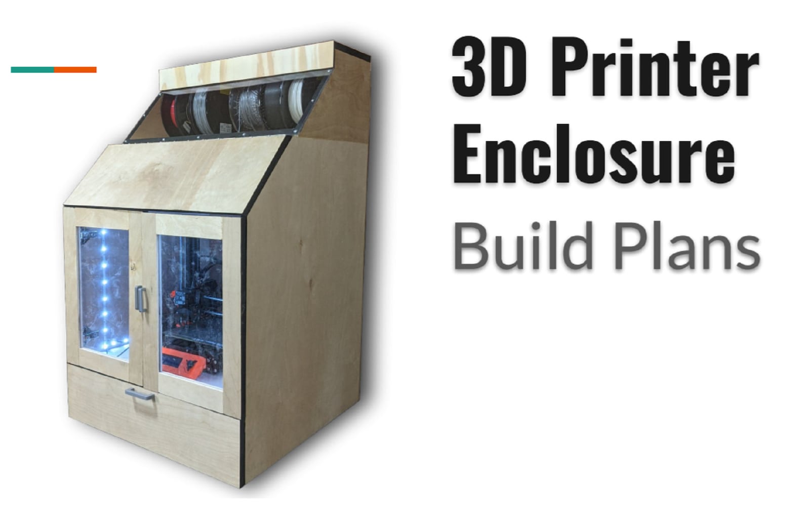 3D Printer Enclosure Build Plans, CNC Enclosure Plan Print Files, 3D ...
