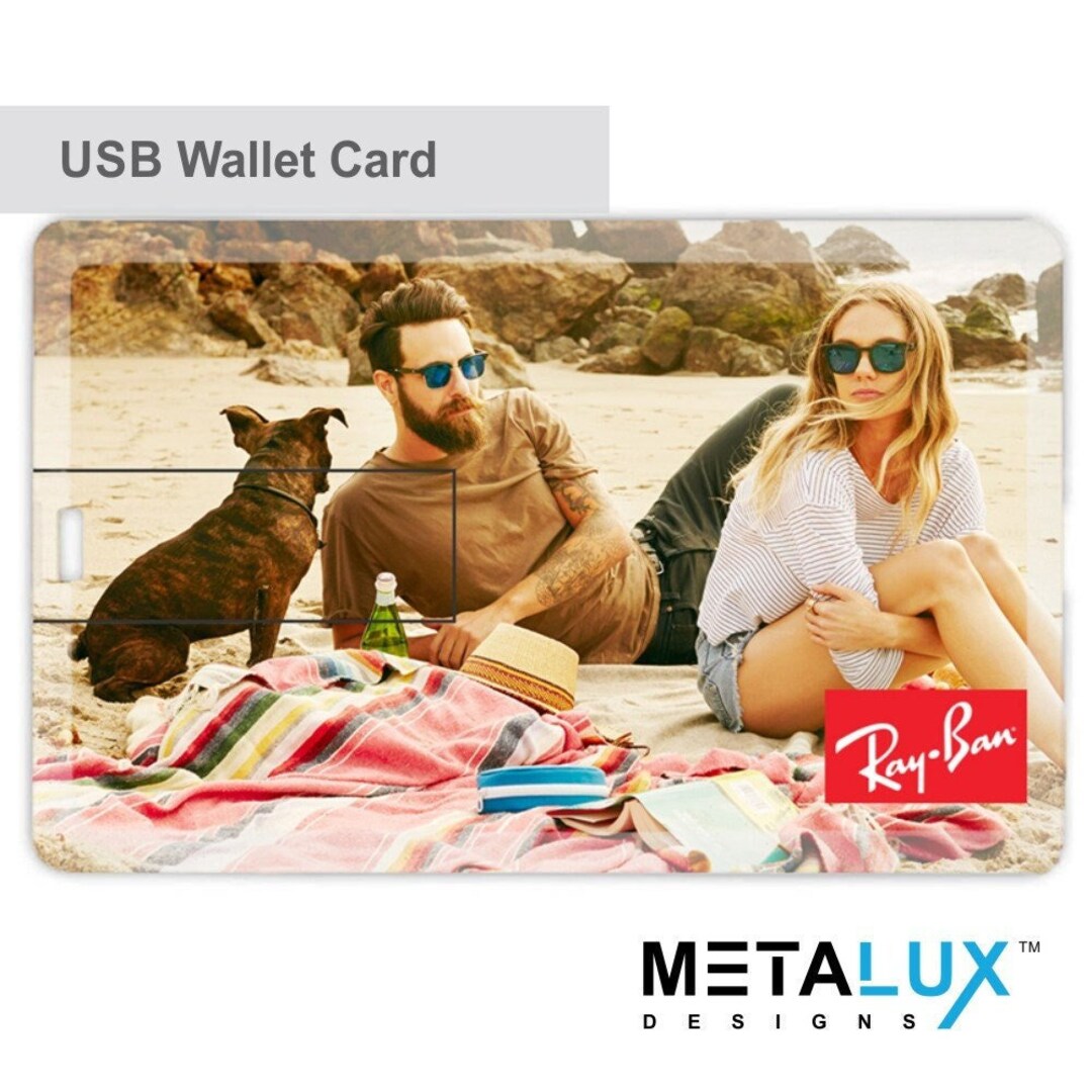 Custom Printed USB Wallet Card | for Corporations and Events - Etsy