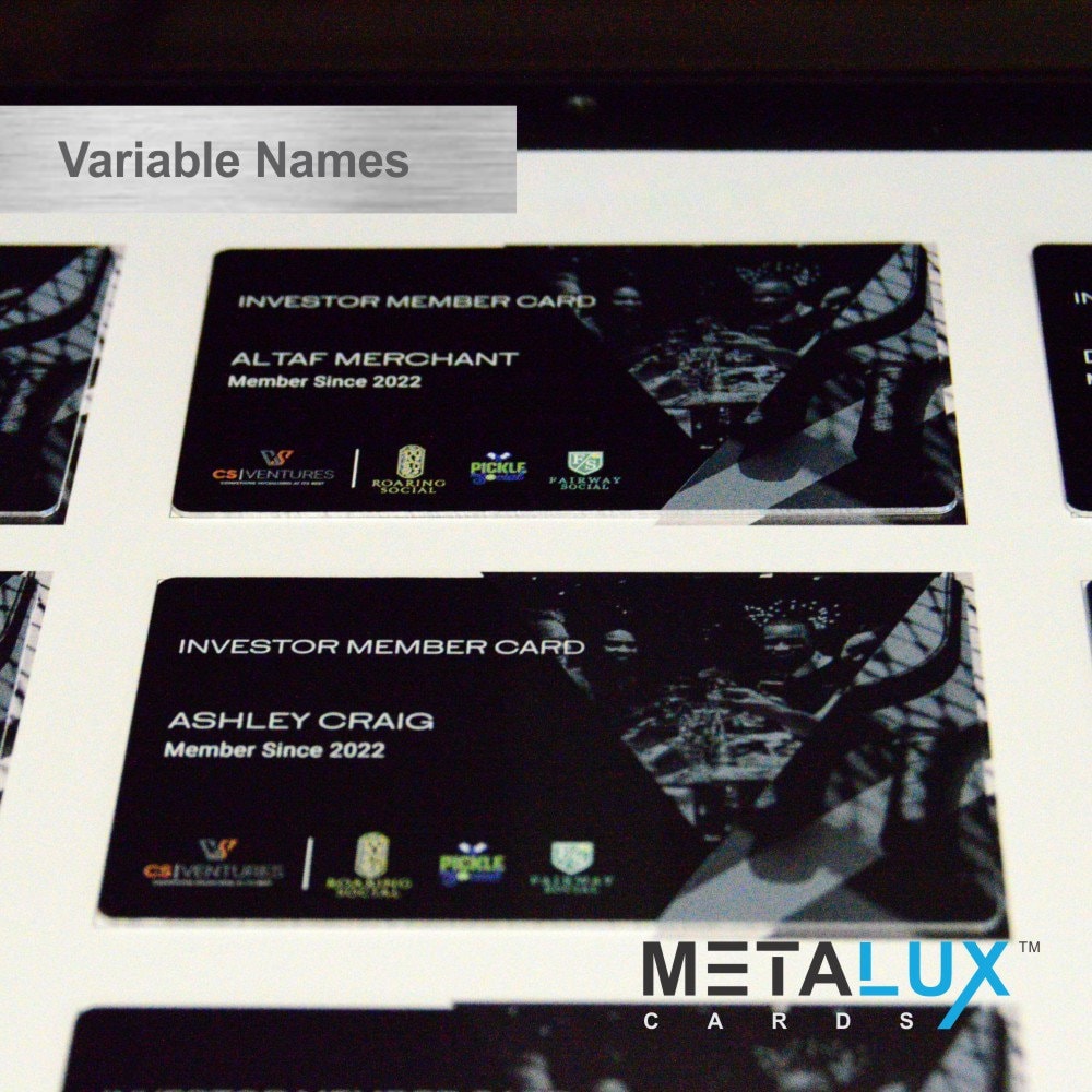 Custom Printed Metal Cards Credit Card Sized Aluminum for - Etsy
