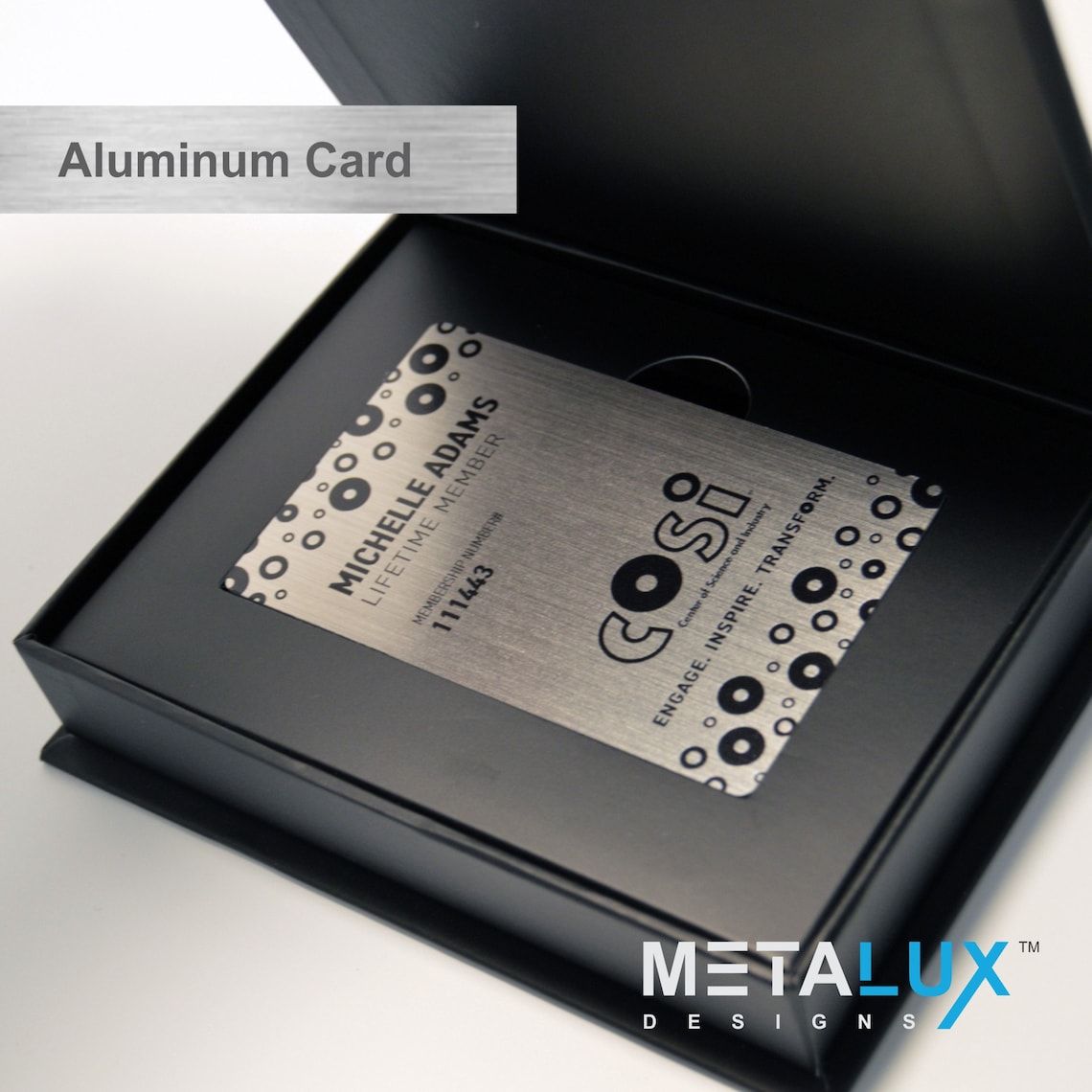 Custom Printed Metal Cards Credit Card Sized Aluminum for - Etsy