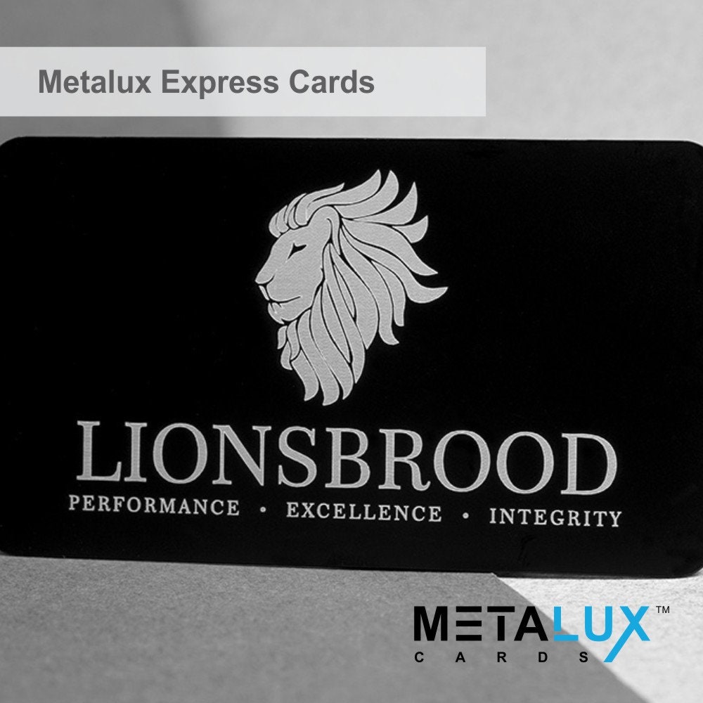 Metalux Express Metal Business Cards | Membership Cards | VIP Cards ...