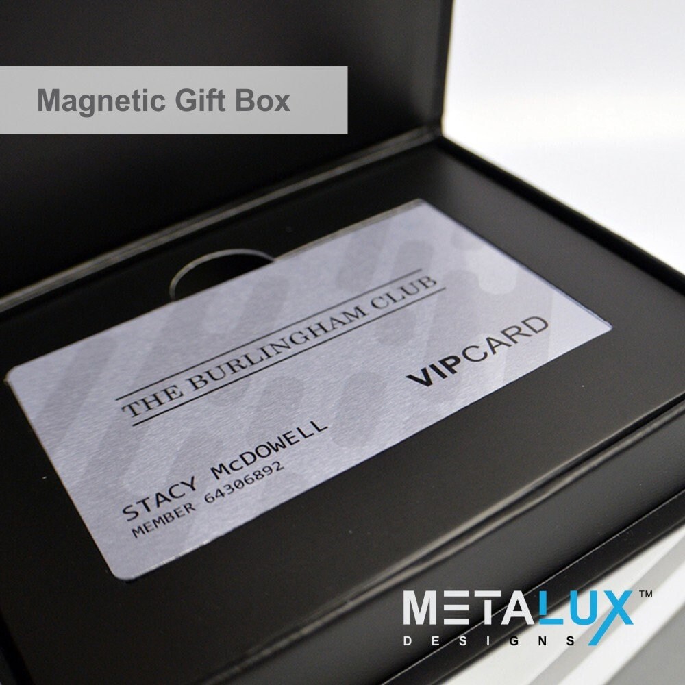 Deluxe Magnetic Boxes Card Holder Holds Our High End Metal - Etsy