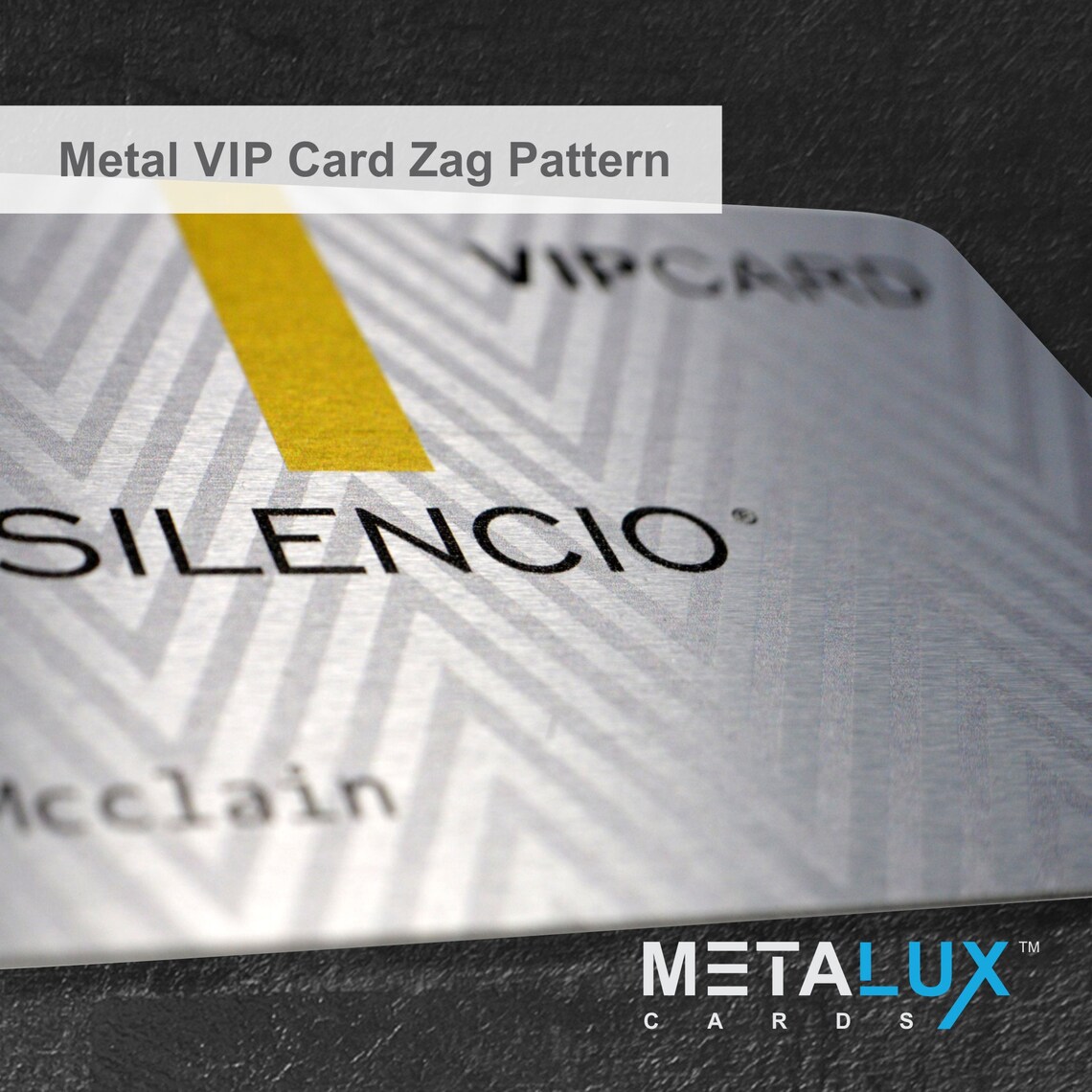 Custom Printed Metal Cards Credit Card Sized Aluminum for Membership ...