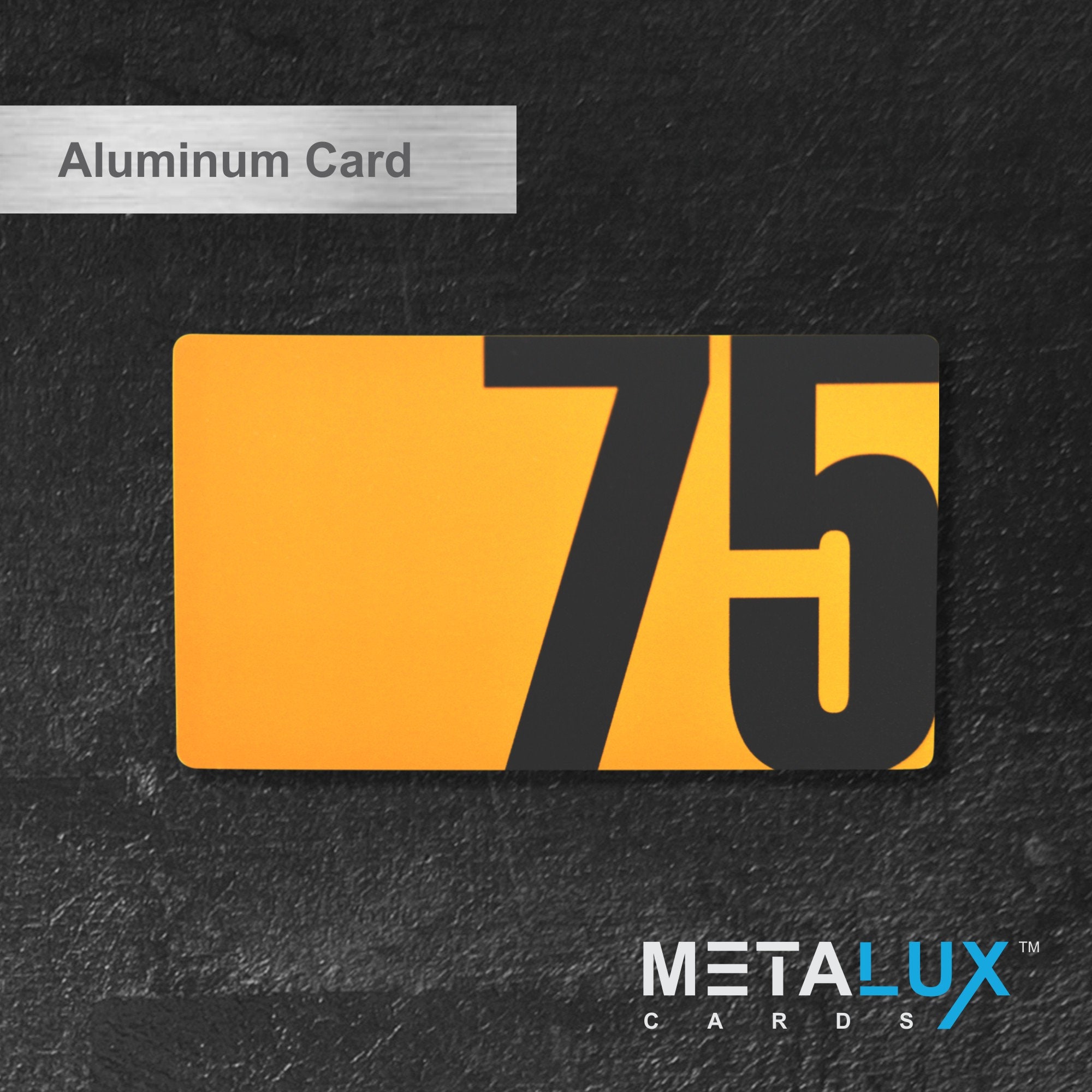 Custom Aluminum Metal Cards Credit Card Sized Aluminum for Membership ...