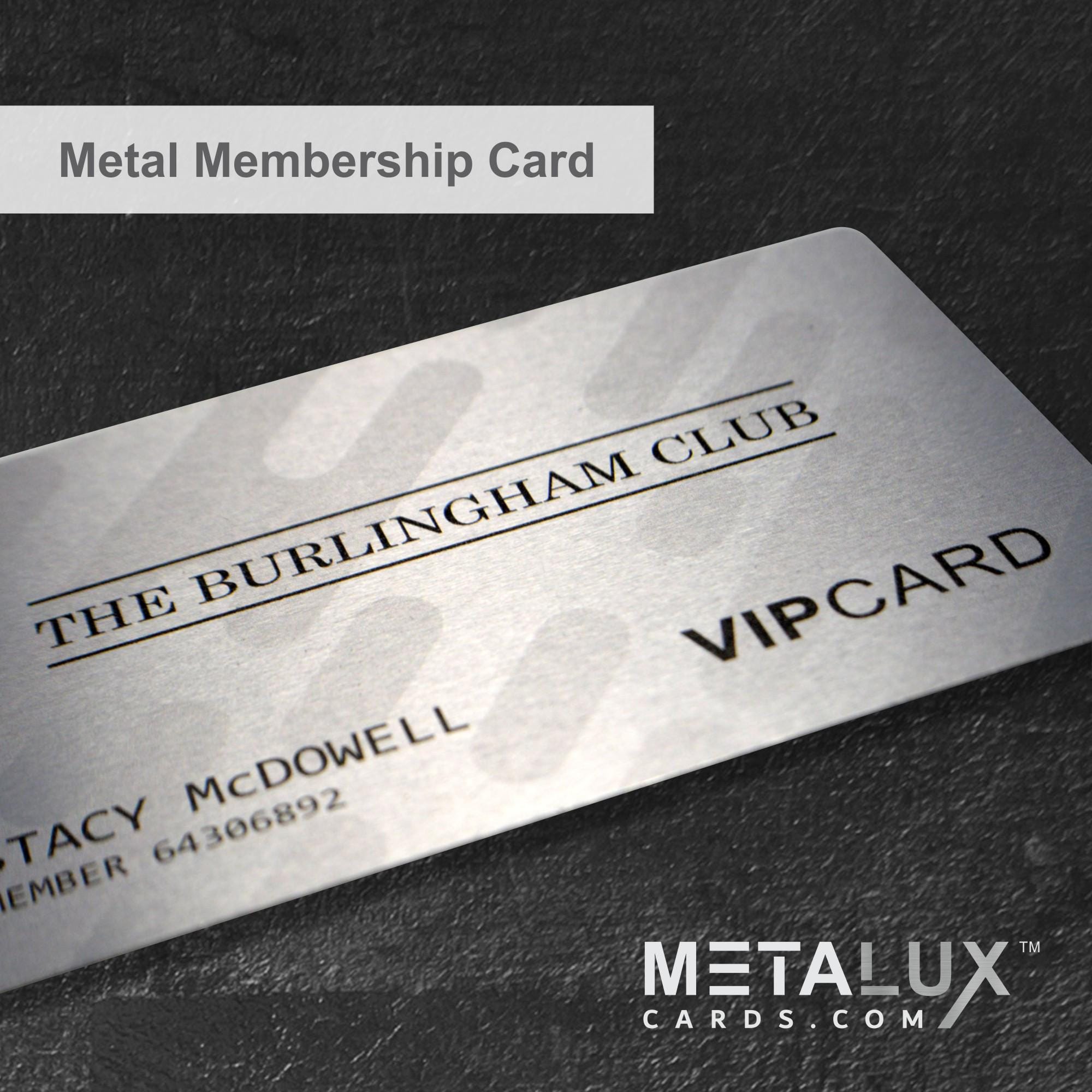 Custom Printed Metal Cards | Credit Card Sized | Aluminum for ...