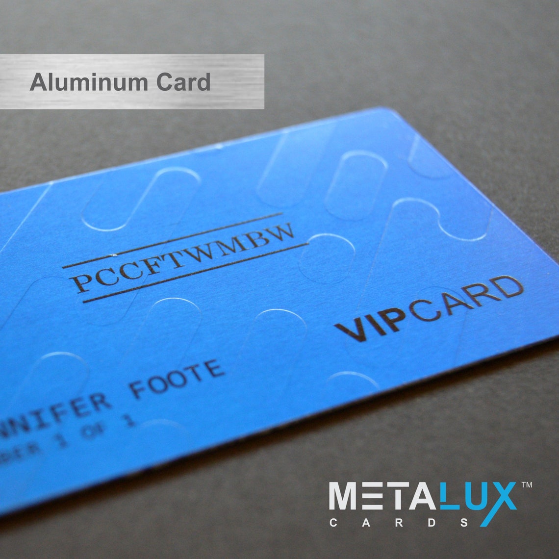 Custom Printed Metal Cards Credit Card Sized Aluminum for - Etsy
