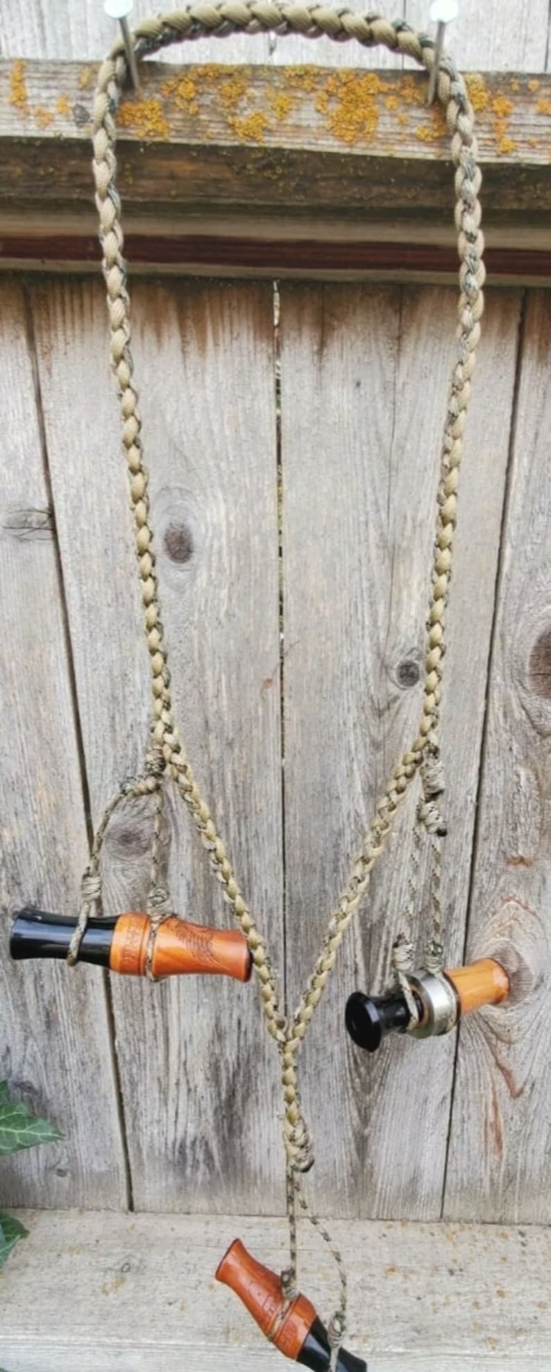 Custom 550 Paracord Braided Duck Call Lanyard for Waterfowl Goose ...