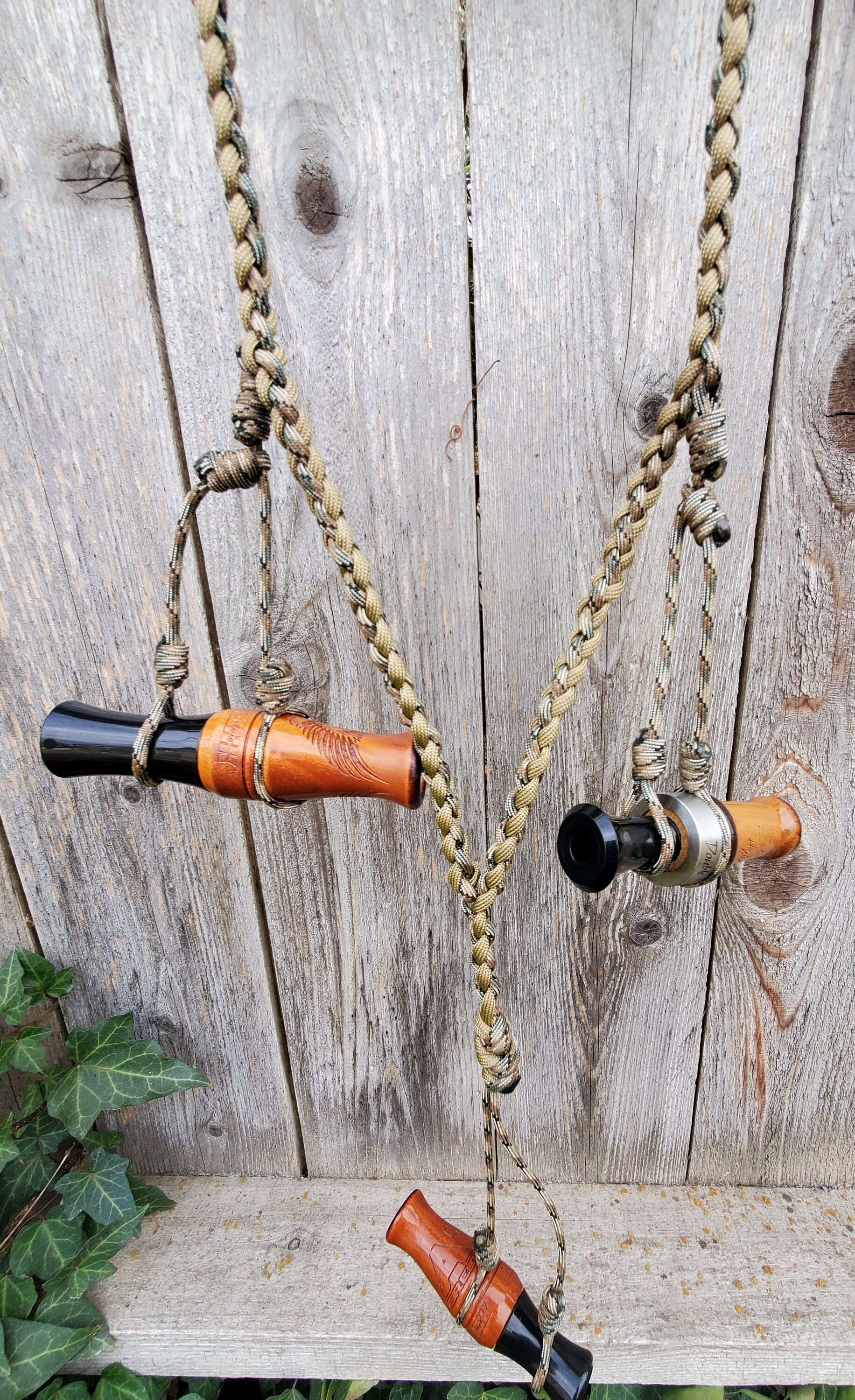 Custom 550 Paracord Braided Duck Call Lanyard for Waterfowl Goose ...