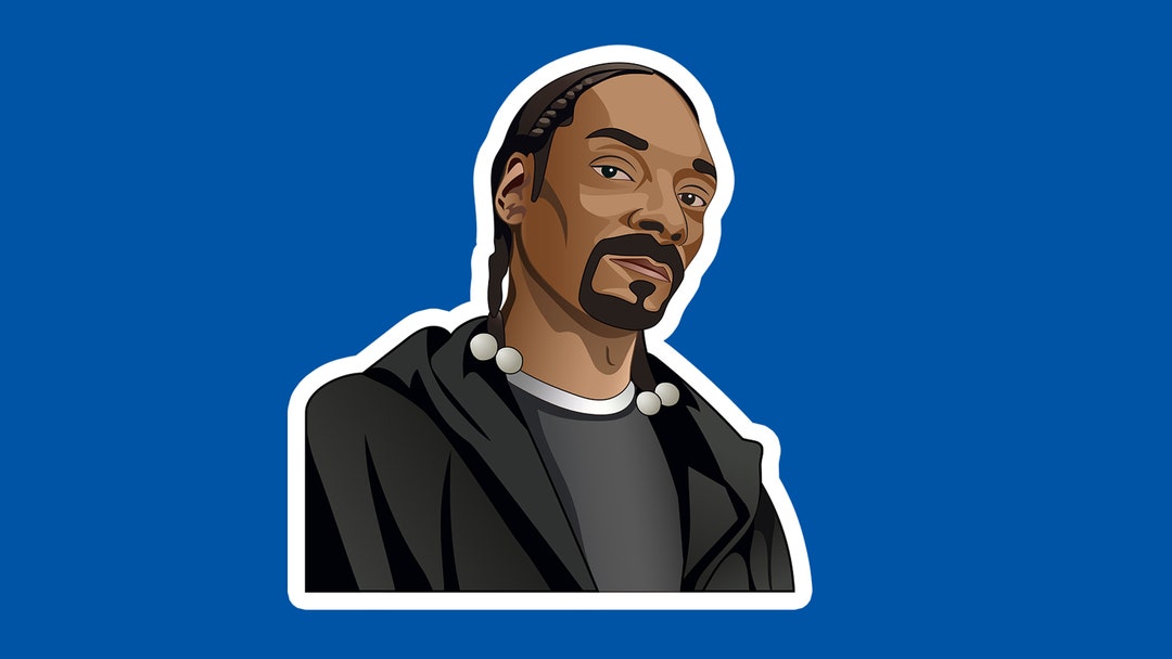 Snoop Dogg Portrait Laptop Sticker Decal Planner Water Bottle - Etsy