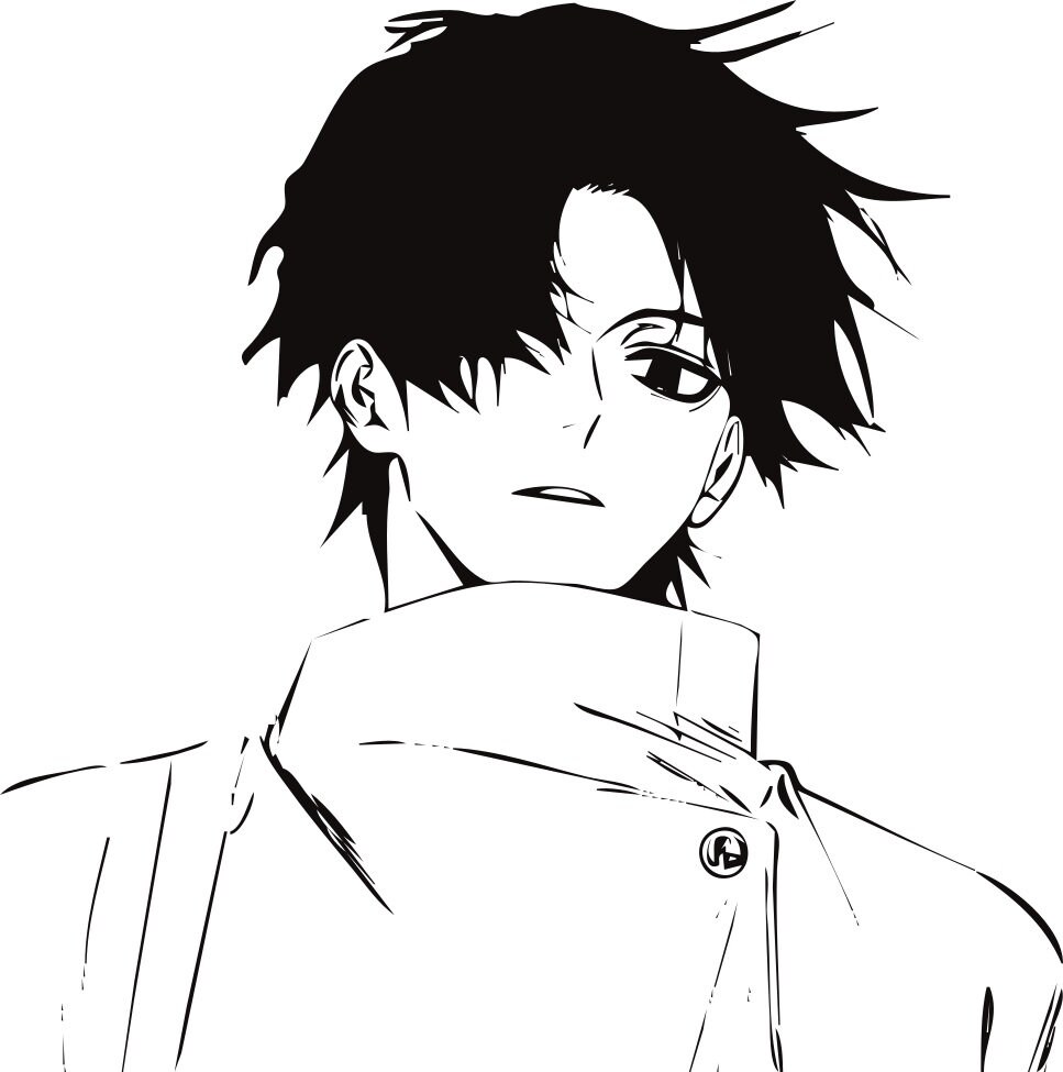 Yuta Okkotsu in 5 Formats Jjk Yuta in Svg Jpg Png Eps Dxf | Etsy Australia