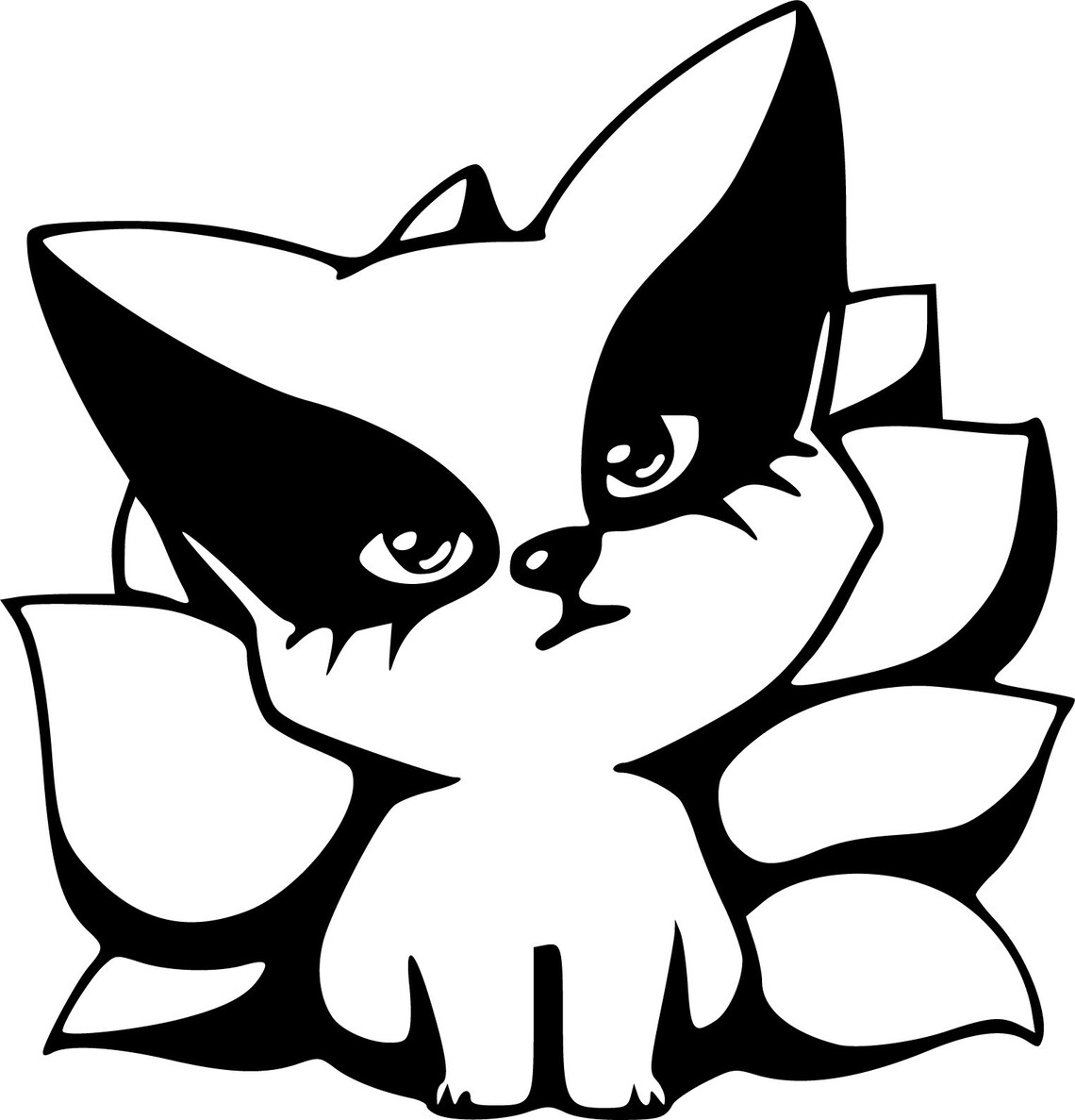 Chibi Kurama in Svg Png Jpg Eps Dxf Formats. Digital Download | Etsy Canada