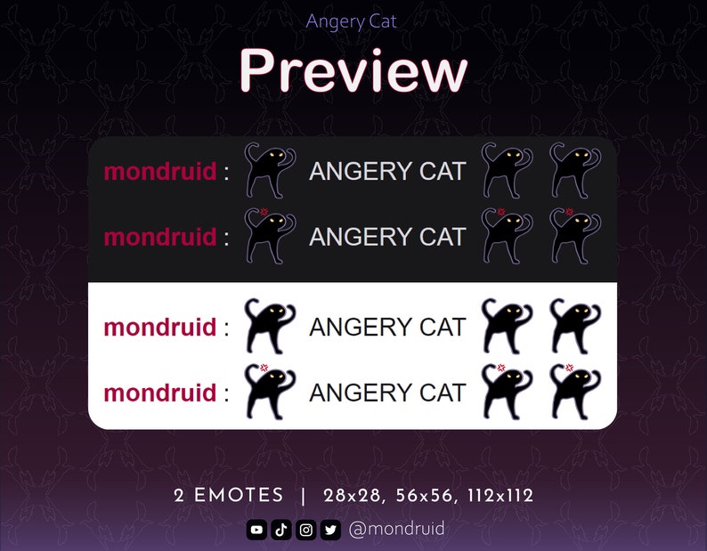 EMOTE | Angery Cat Meme | Twitch | Youtube | Discord | Streamer ...