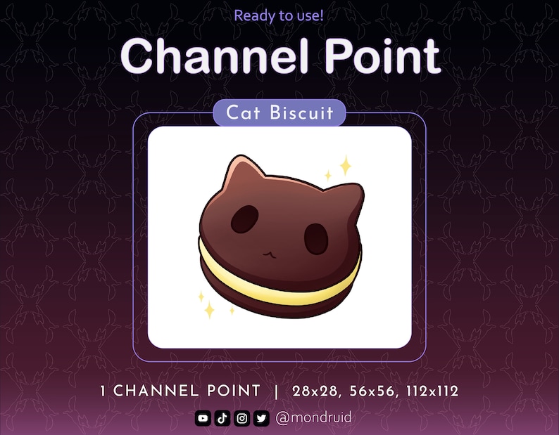 CHANNEL POINT | Cat Biscuit | Emote | Twitch | Youtube | Discord ...