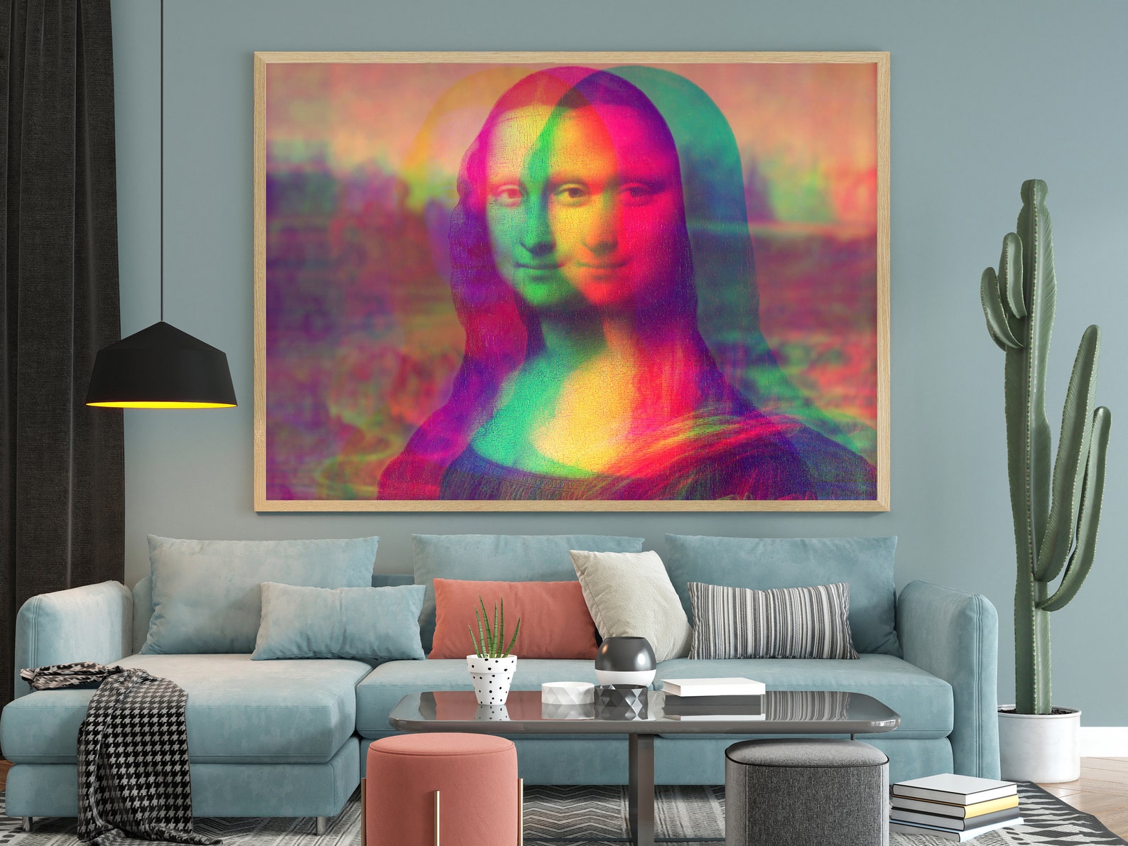 Altered Vintage Painting "mona Lisa" by Leonardo Da Vinci. Digital File ...