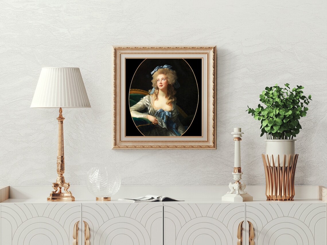 Vintage Portrait madame Grand Printable Download for Classic Luxury ...