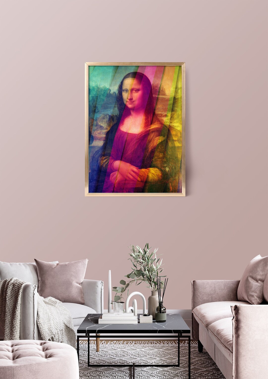 Funny MONA LISA Altered Vintage Portrait, Digital File Download for ...