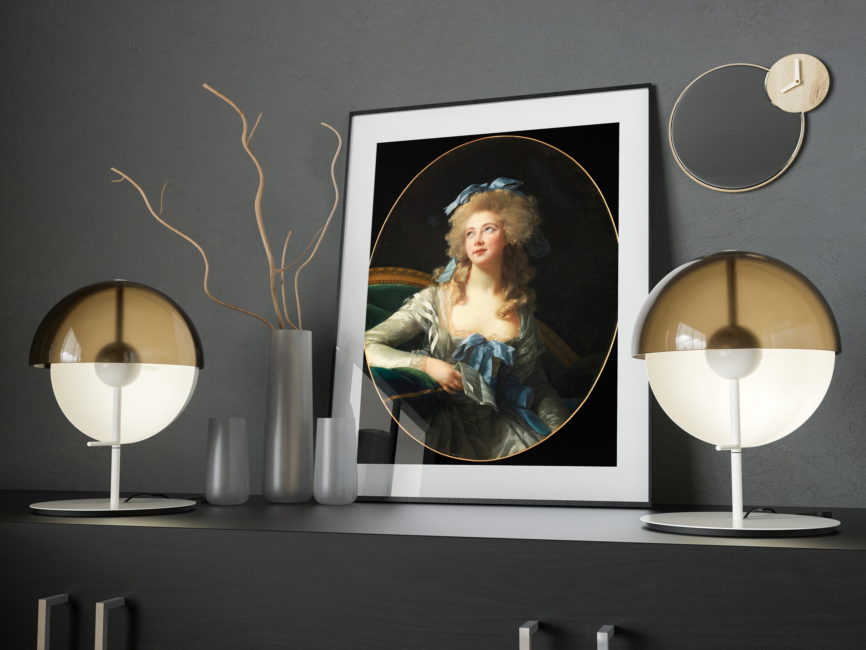 Vintage Portrait madame Grand Printable Download for Classic Luxury ...