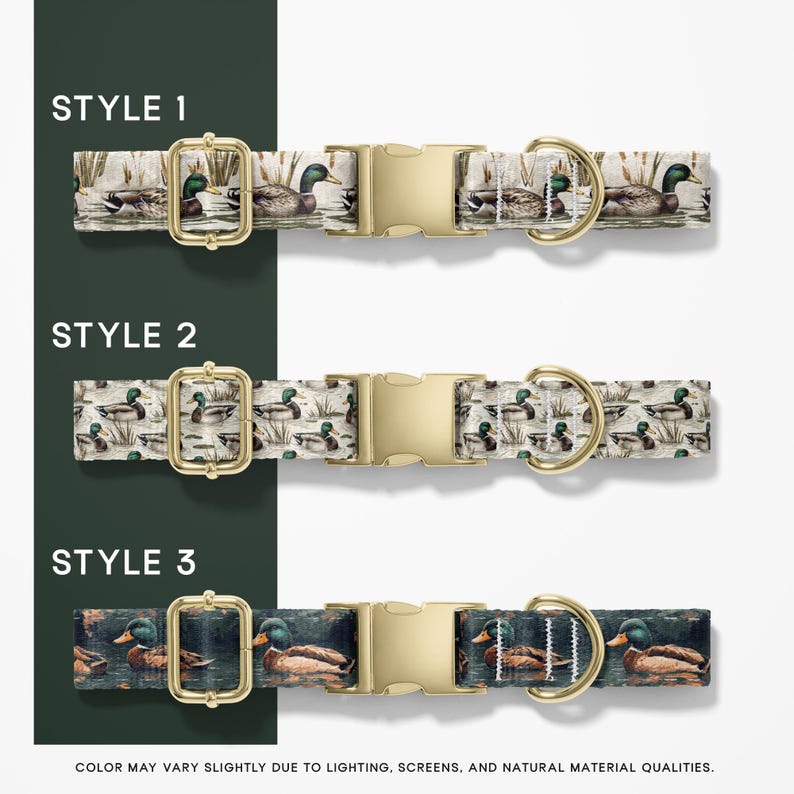 Duck Hunting Dog Collar Personalized, Duck Dog Collar With Engraved ...
