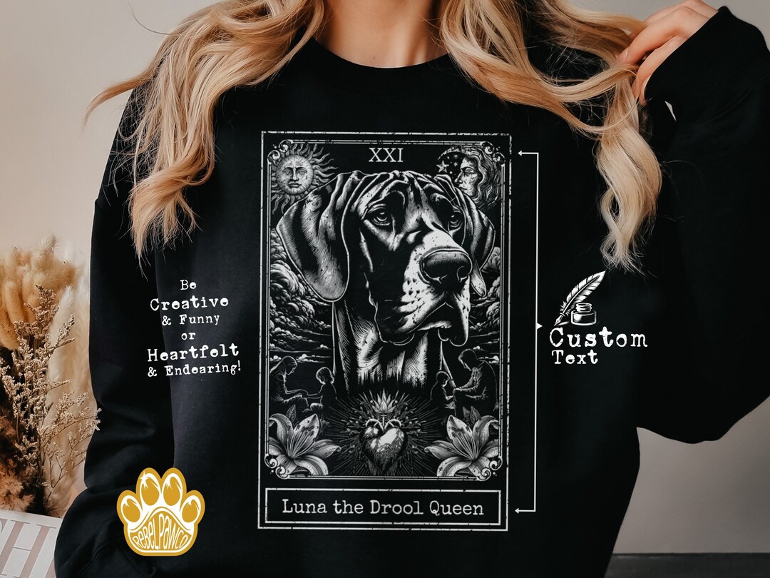 Personalized Great Dane Shirt for Dog Lovers, Grunge Clothing, Custom ...
