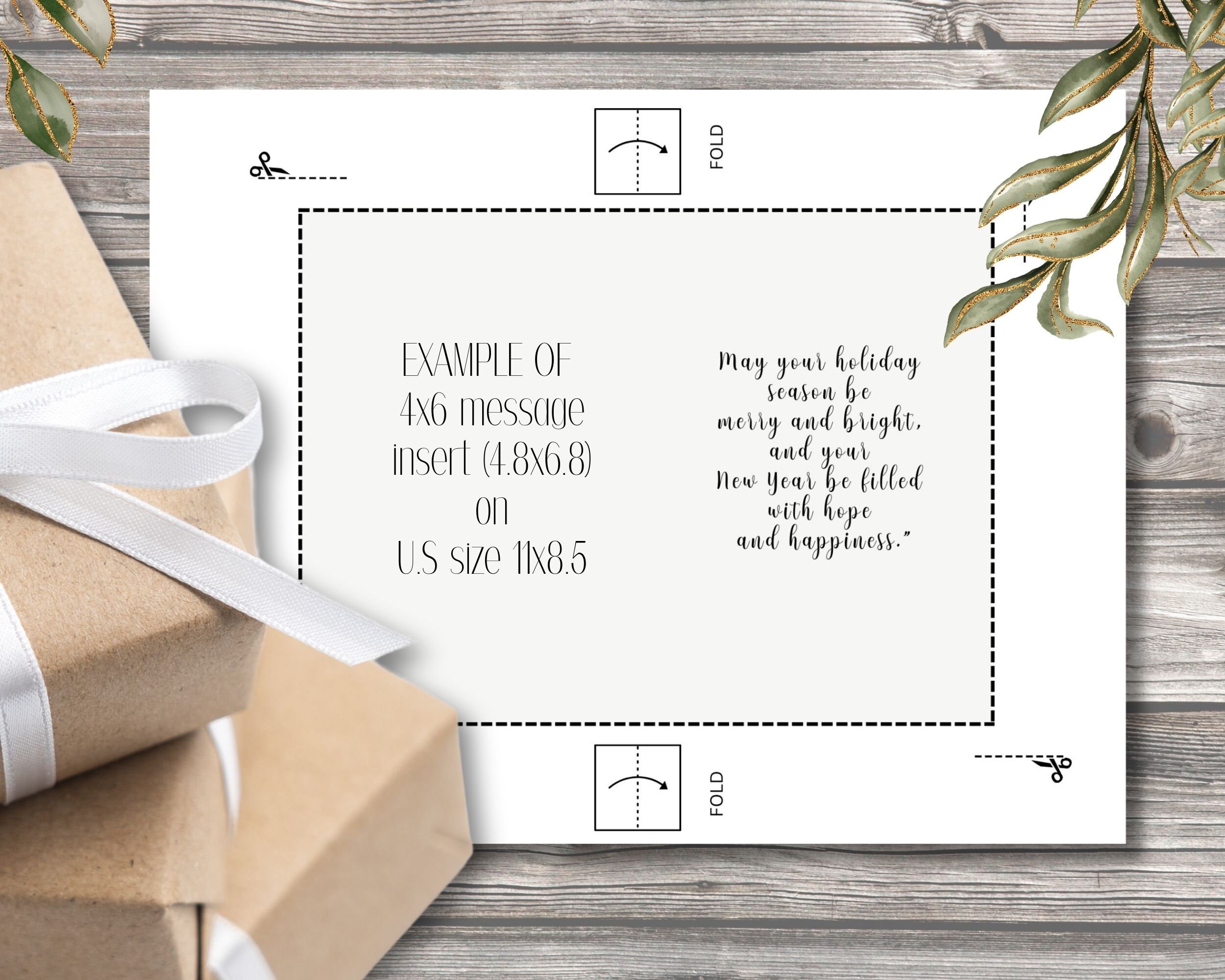 Black and White Christmas Cards, Printable Holiday Greetings, Elegant ...