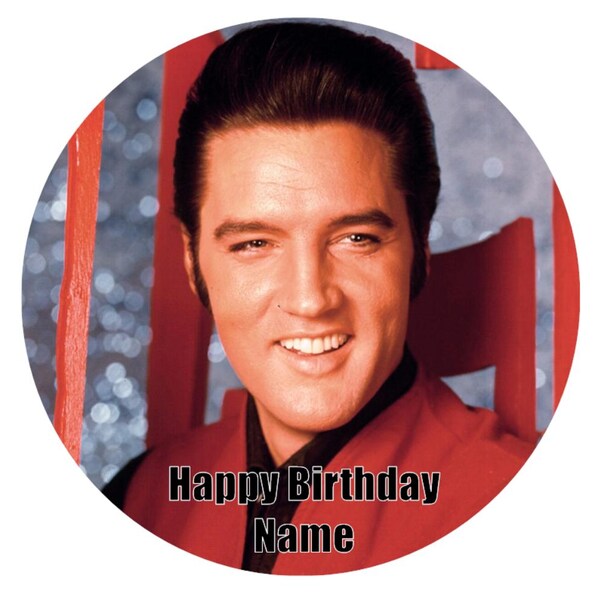 Elvis Cake Topper - Etsy