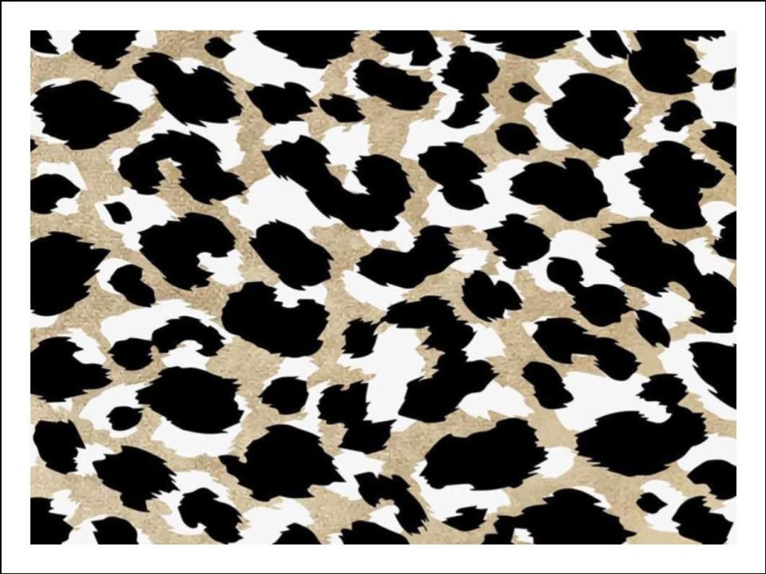 Cheetah Print Cake Wrap Edible Icing Animal Print Cake Decorations 4 ...