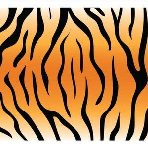 Tiger Print Cake Wrap Edible Icing Animal Cake Topper Decorations 4 ...