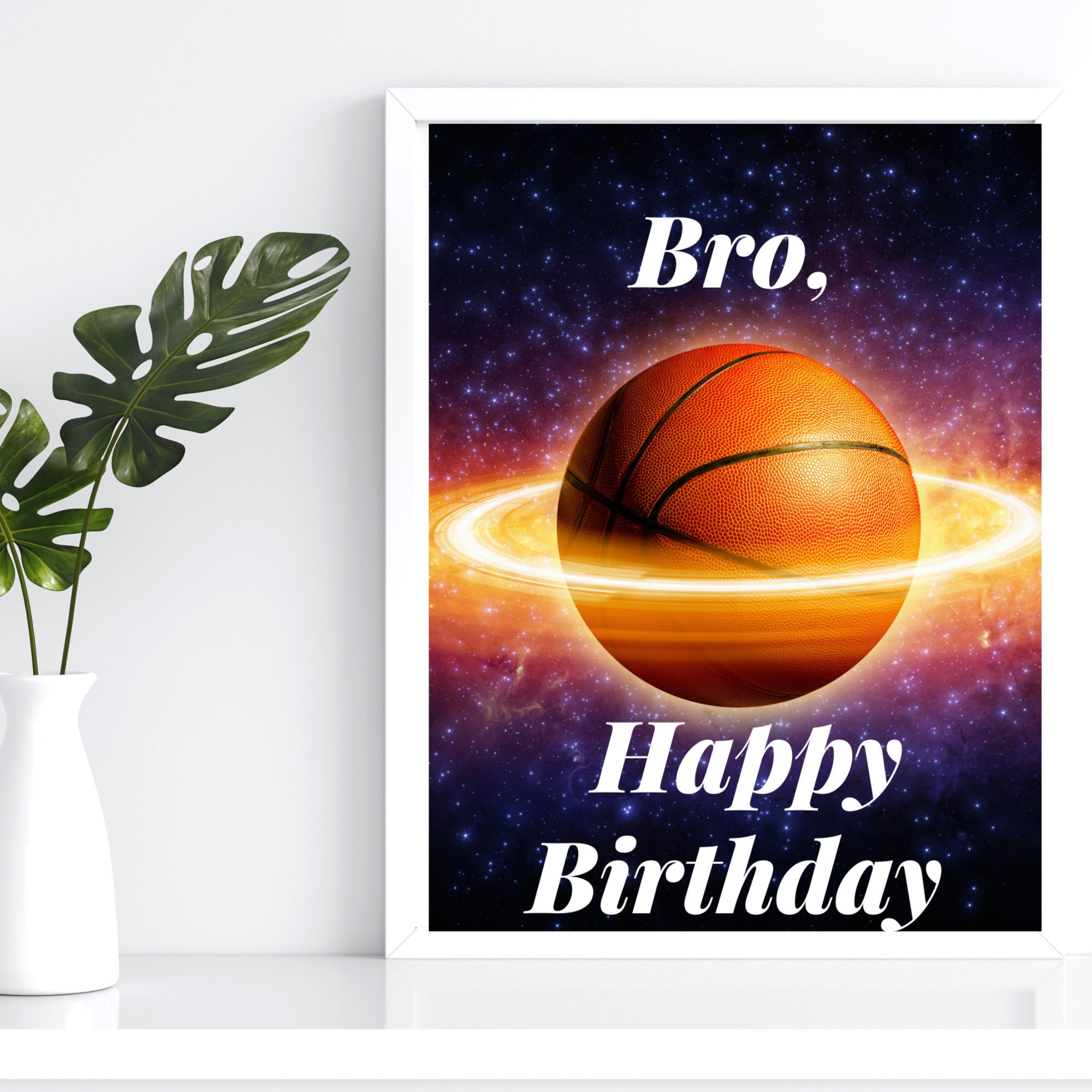 Happy Birthday Bro Card | Happy Birthday Brother | Card for Him | Big ...