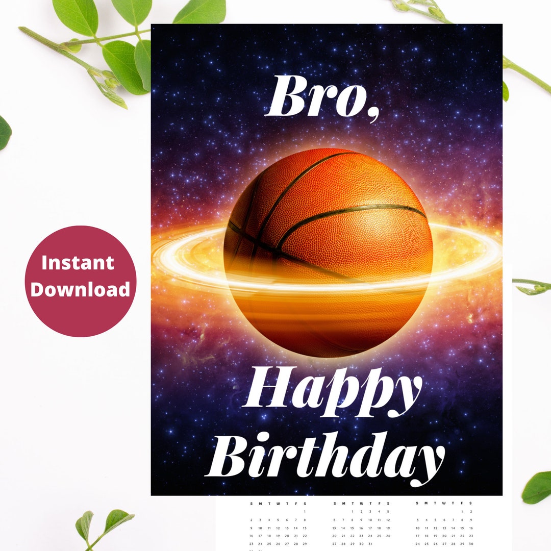 Happy Birthday Bro Card | Happy Birthday Brother | Card for Him | Big ...