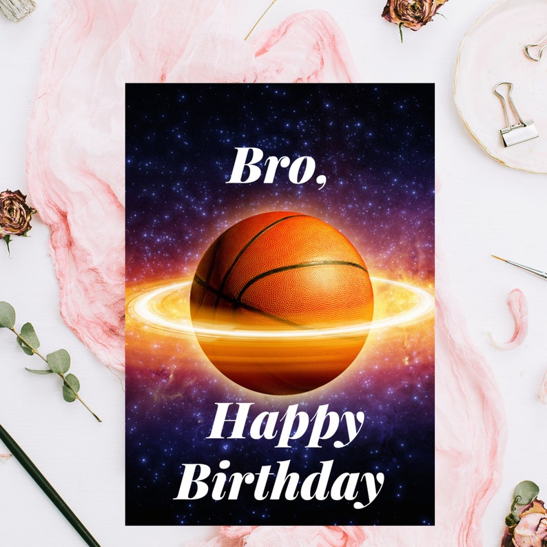 Happy Birthday Bro Card | Happy Birthday Brother | Card for Him | Big ...