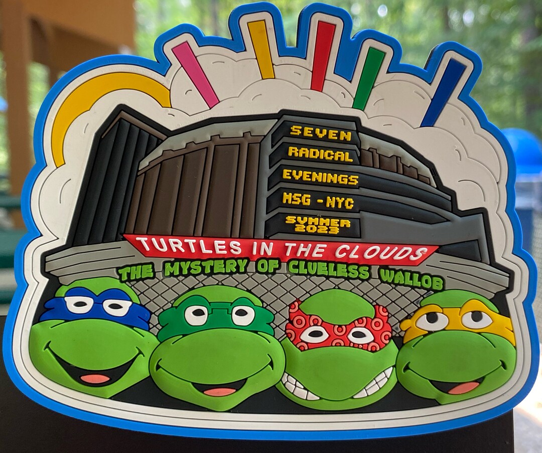 Ninja Turtles/turtle(s) in the Clouds 3D Rubber Magnet (phish - New ...