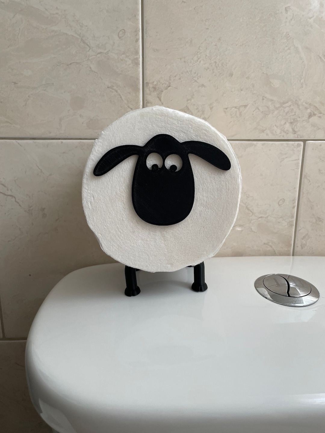 Sheep Toilet Paper Holder Adorable Farmhouse Extra Roll Storage, Cute ...