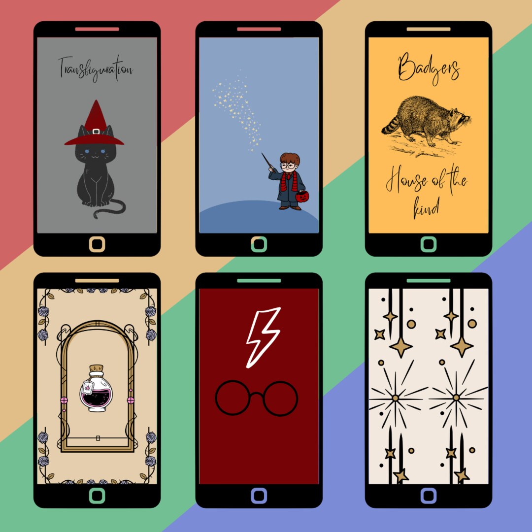 Wizarding Downloadable Phone Wallpapers - Etsy UK