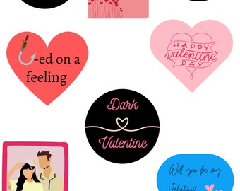 Lovecore Valentine's Day Sticker Pack - Etsy