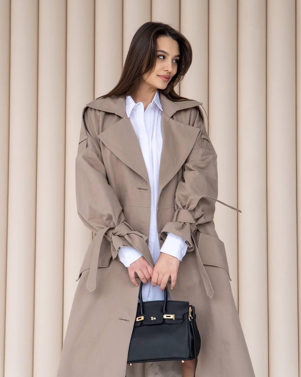 Trench Coat, Mocha Cotton Trench Coat, Cotton Trench Coat, Cotton ...