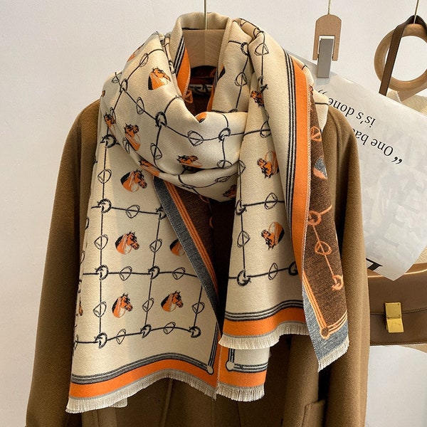 Horse Scarf - Etsy