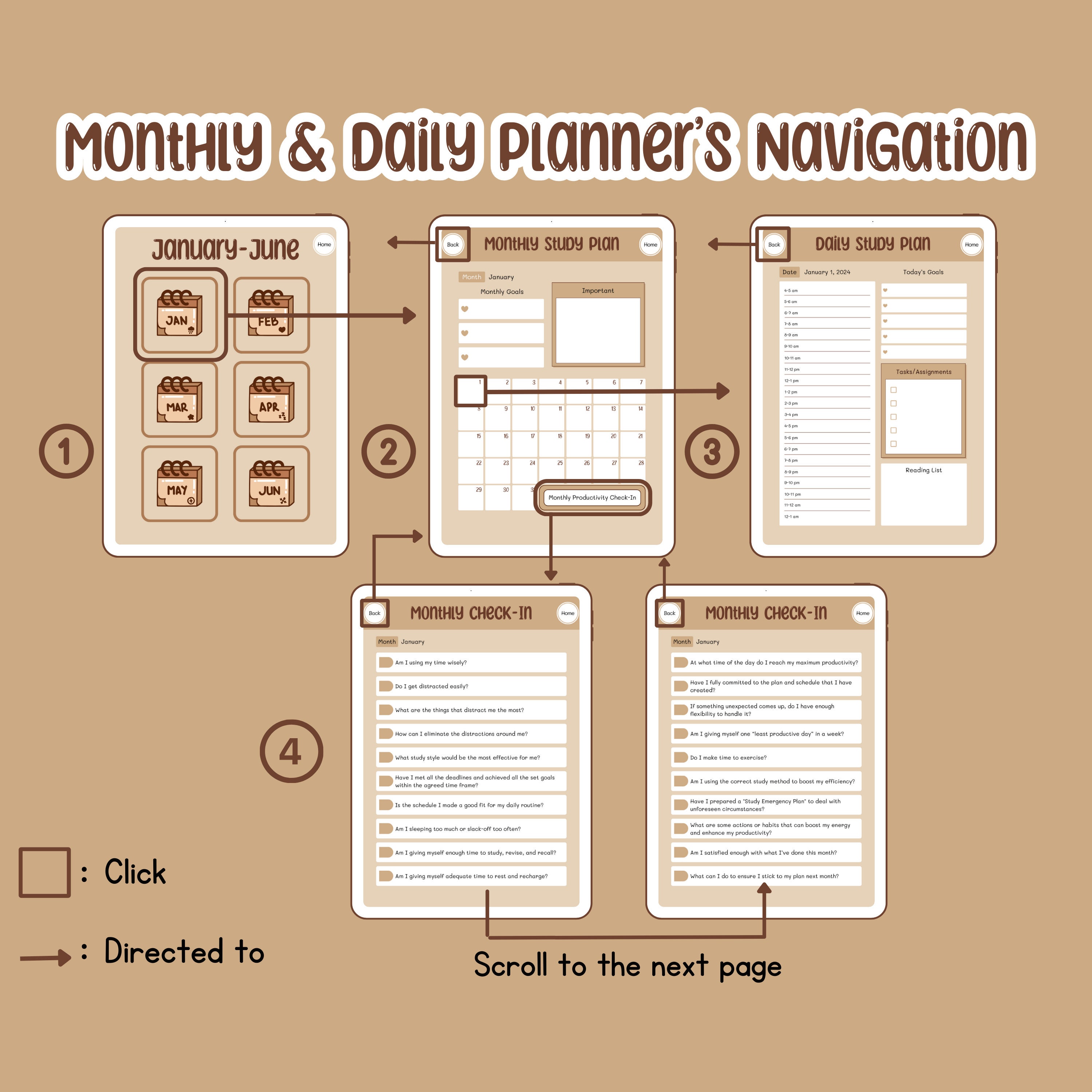 Premium Digital Student Planner Complete Study Planner Exam Planner ...