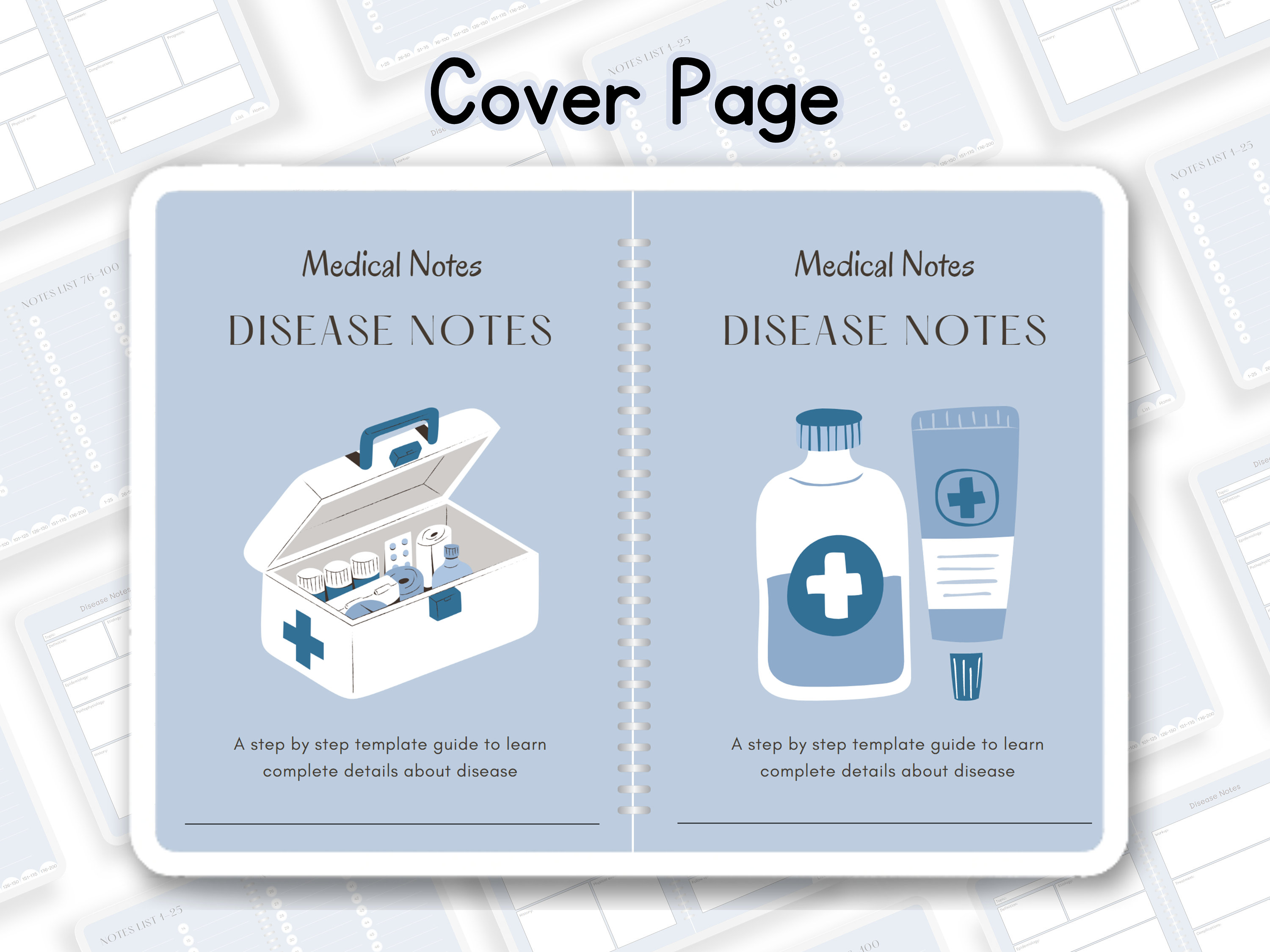 Digital Disease Process Template Study Notes Disease Template Medical ...